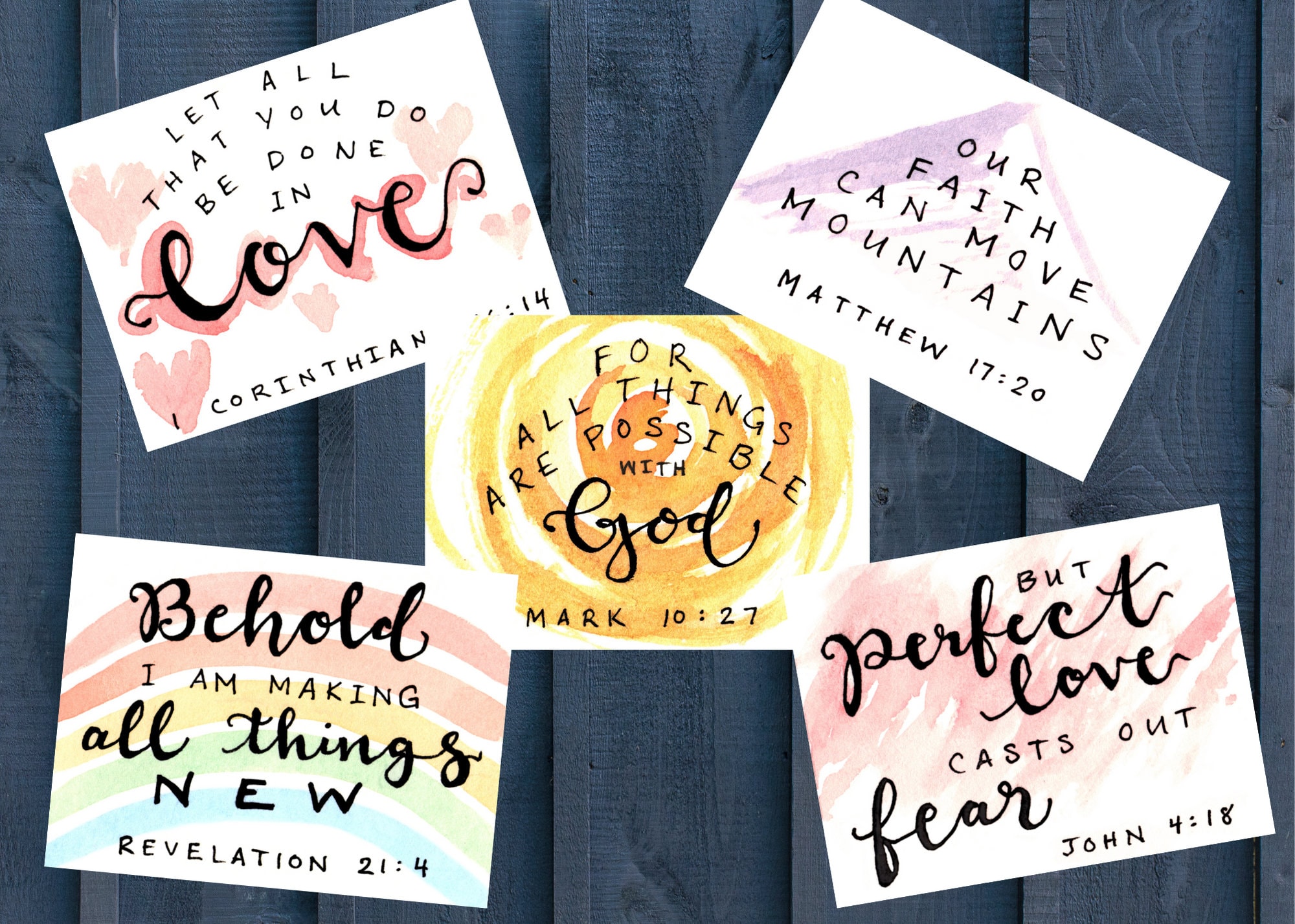 15 Encouraging Bible Verses Digital Download Printable - Etsy