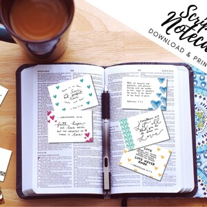 15 Bible Verses on Love | Digital Download Printable Notecards ...