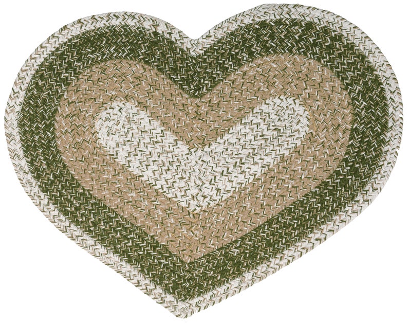 Handmade Premium 100% Cotton Heart Shaped Braided Carpet buy 2 or More ...