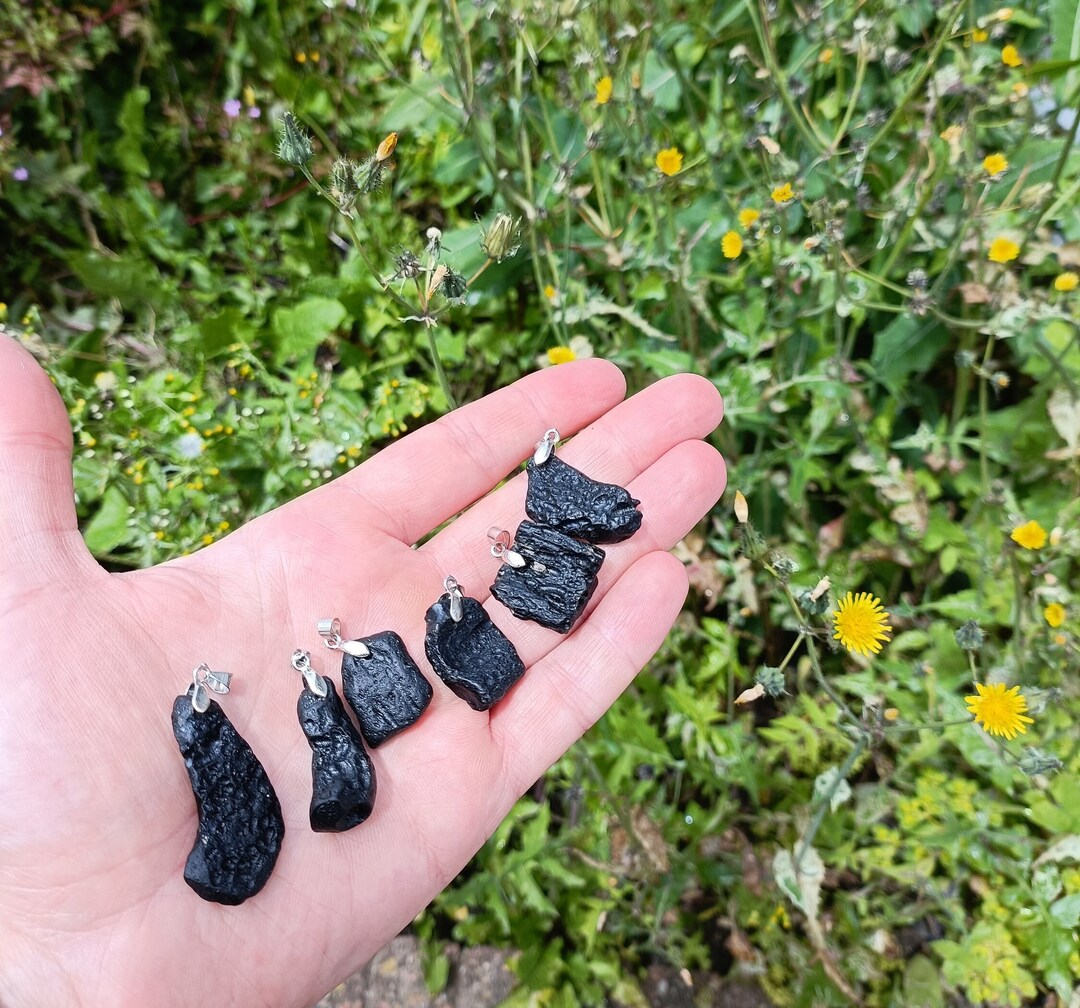Namibian Tektite Pendant - Etsy