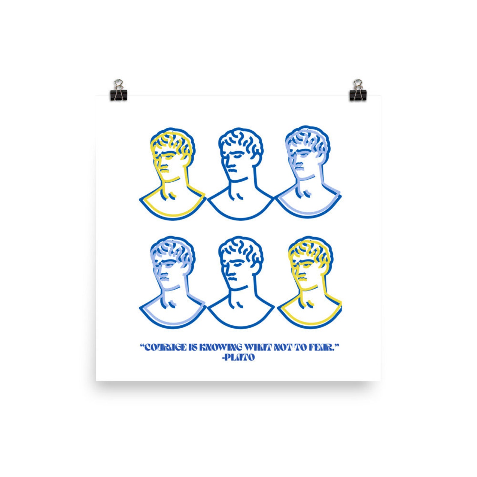 Plato Quote Poster, Inspirational Poster, Dorm Poster, Classroom Poster ...
