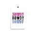 Howdy Poster Dorm Poster Colorful Poster Fun Print Preppy Print Dorm ...
