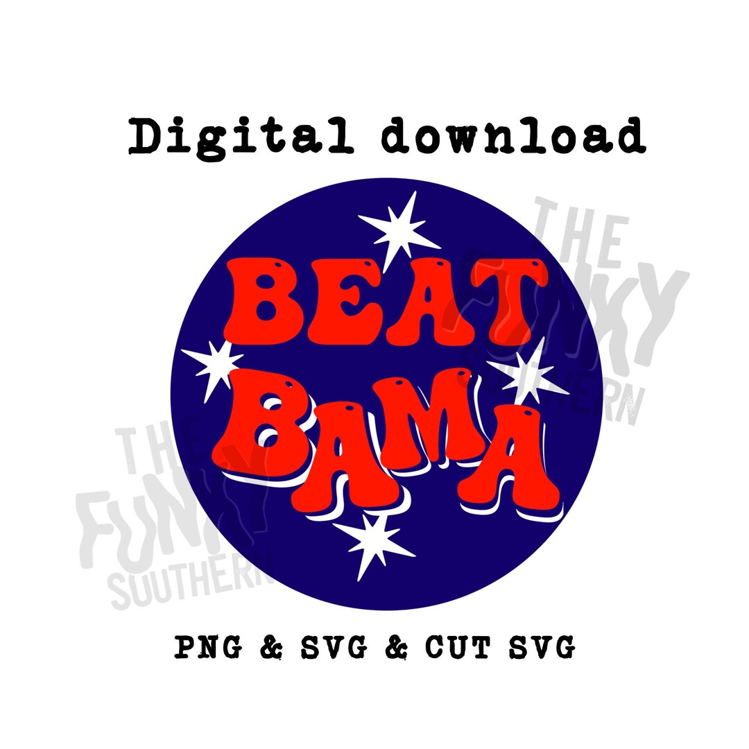BEAT BAMA Ole Miss Digital Download | Gameday Pin Download | Ole Miss ...