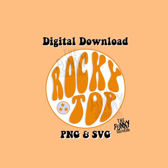Rocky Top Funky Digital Download PNG & SVG Gameday Pins - Etsy