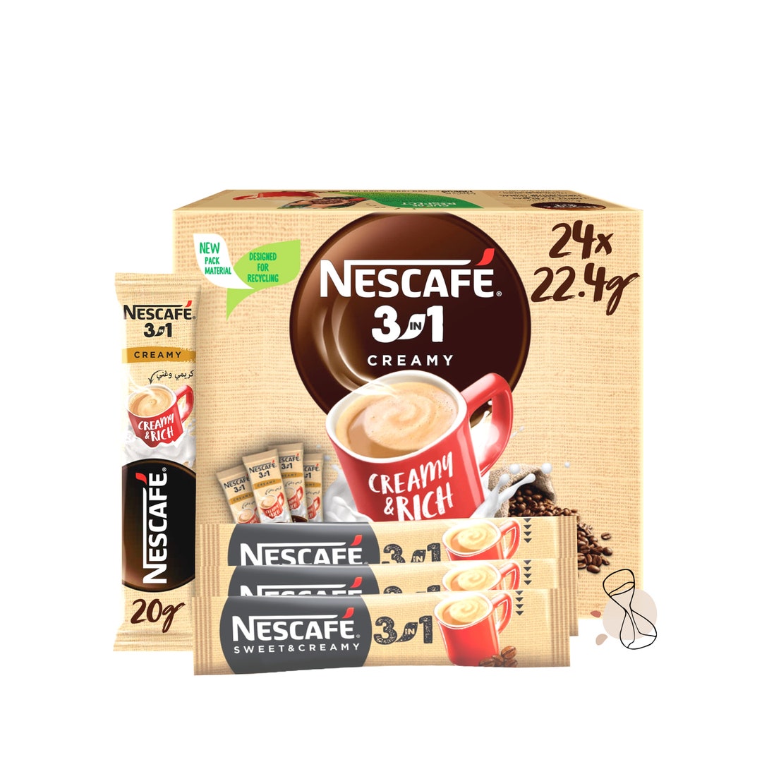 Creamy Latte Nescafe 3 in 1 Nestle Nescafe Original Creamy - Etsy