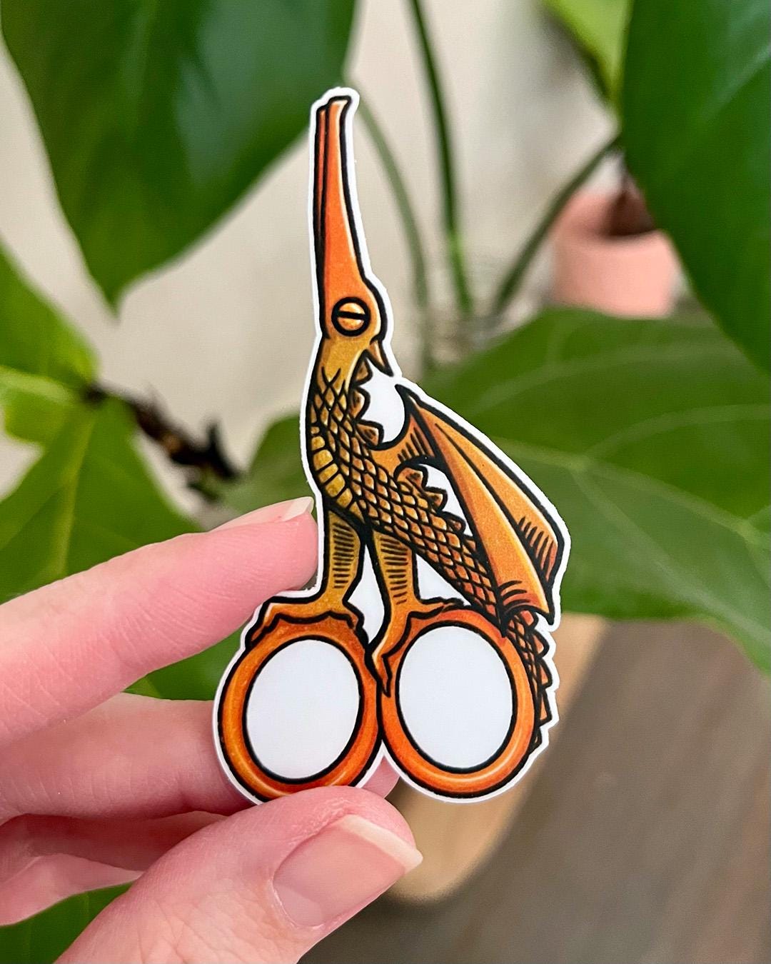 Dragon Snips | Vinyl Sticker - Etsy