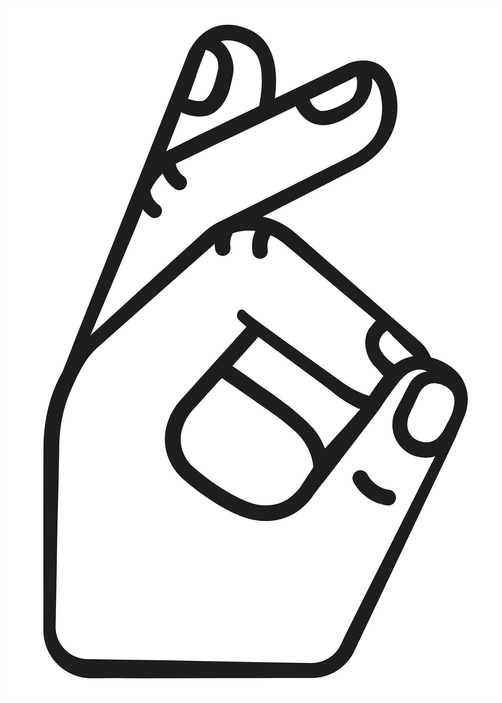 OK Hand Sign Poster Graphic Print Printable Wall Art Modern - Etsy