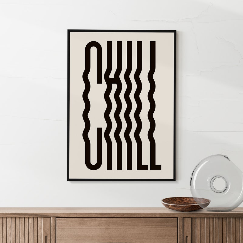Chill Print - Etsy