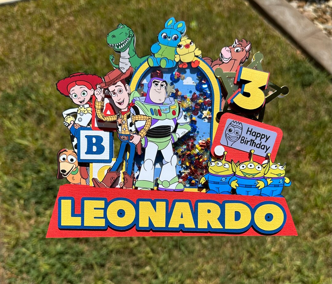 Toy Story Cake Topper Toy Story Inspired Cake Topper Toy Story Party ...