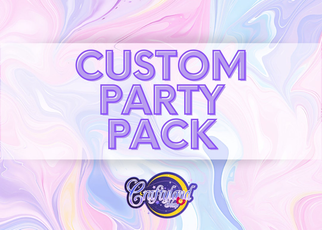 Create Your Own Party Pack - Etsy