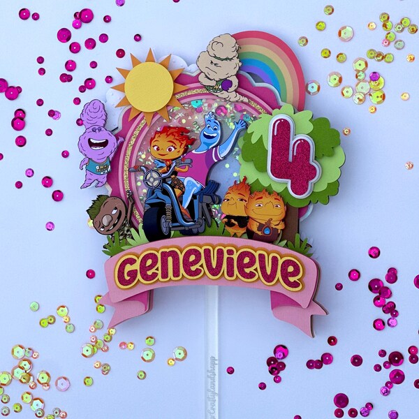 Elemental Cake Topper - Etsy