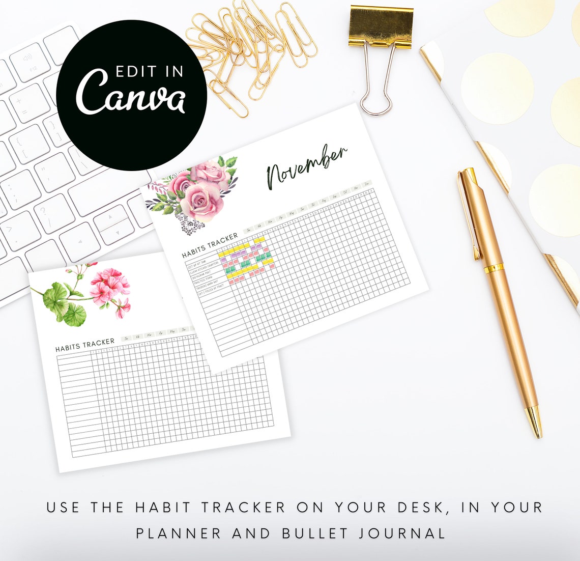 Daily Habit Tracker Printable, Good Notes, Downloadable, Notebook ...