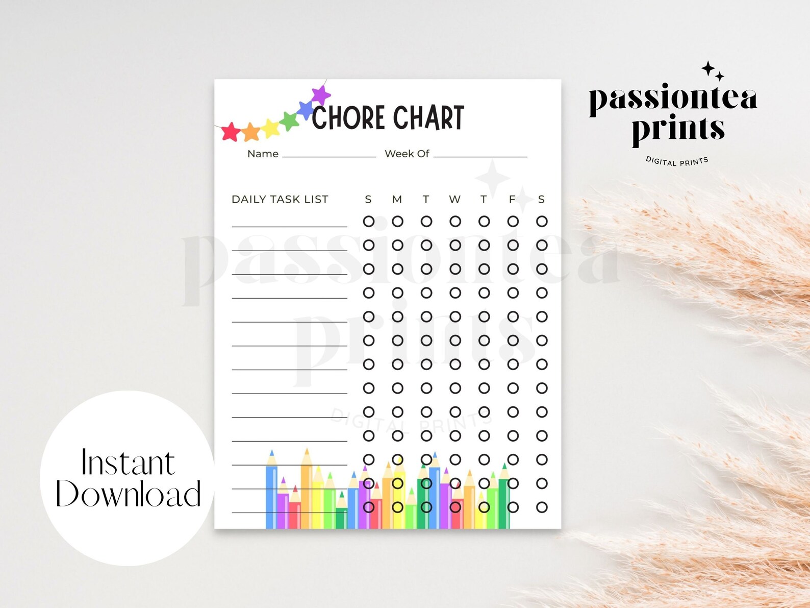 Kids Routine Chart Chore Checklist Kids Daily Task List - Etsy