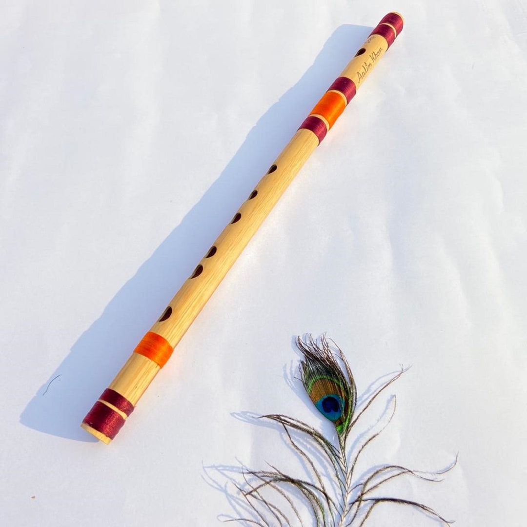 E Natural Bamboo Flute: 15-inch Bansuri, 440 Hz - Etsy
