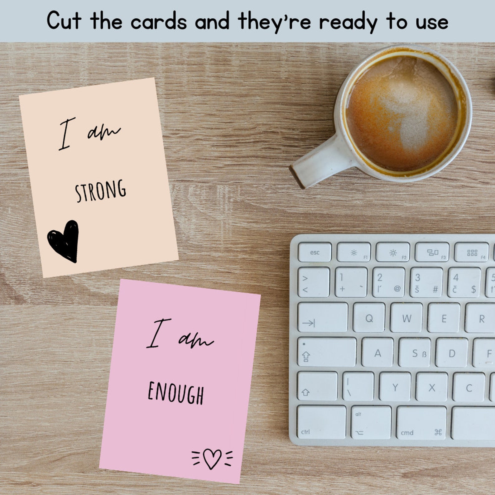 Positive Affirmation Cards, Self Care Printables, I Am Affirmations ...