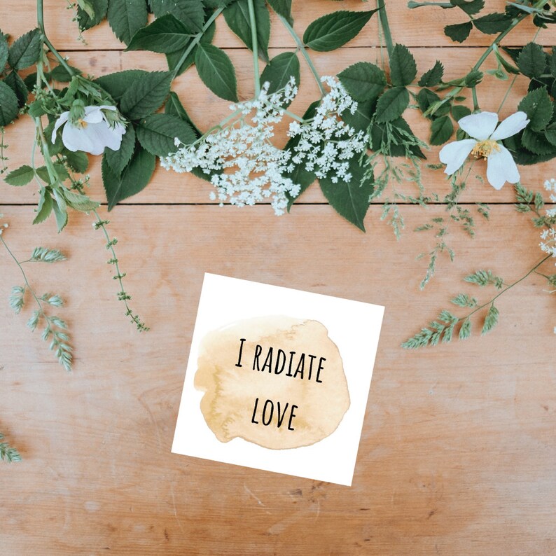 Positive Affirmation Cards Printable, Self Care Messages, Mindfulness ...