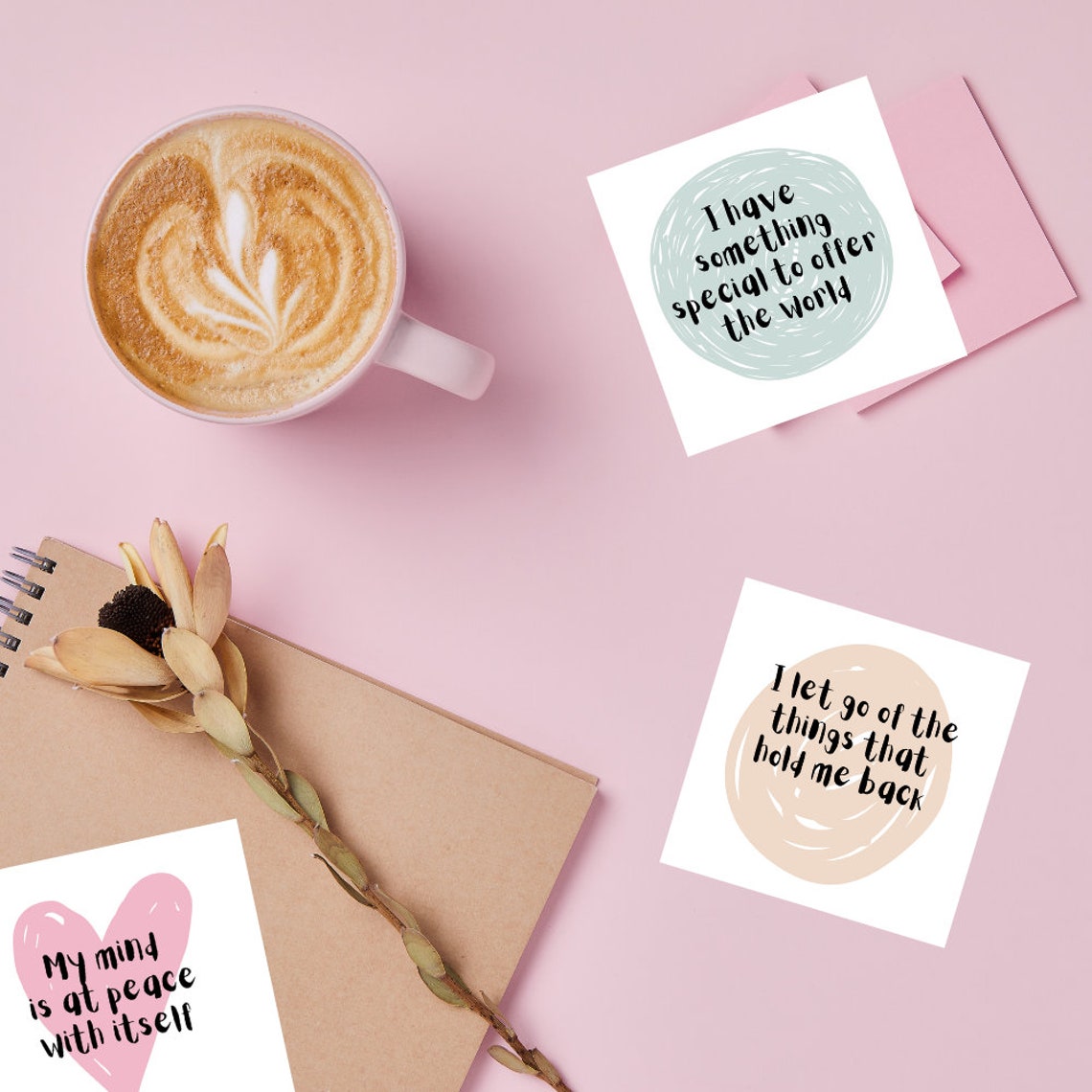 Self Love Affirmation Cards Printable, Self Care Messages, Positive ...