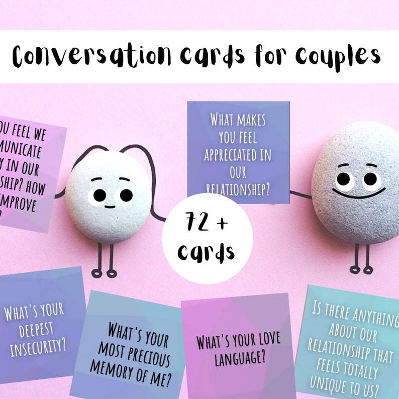Conversation Cards Couples, Date Night Cards Printable, Couples ...
