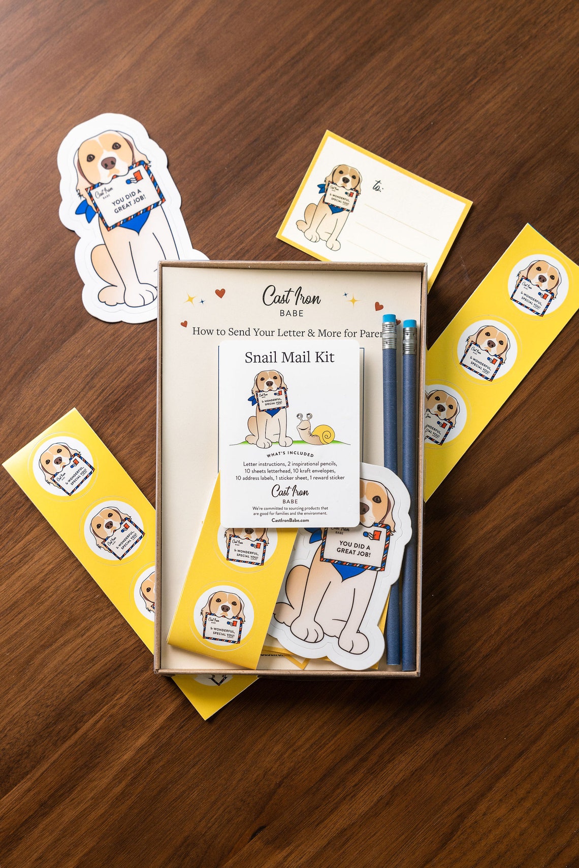 Snail Mail Letter Writing Kit for Kids - Etsy