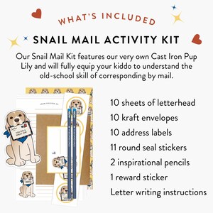 Snail Mail Letter Writing Kit for Kids - Etsy