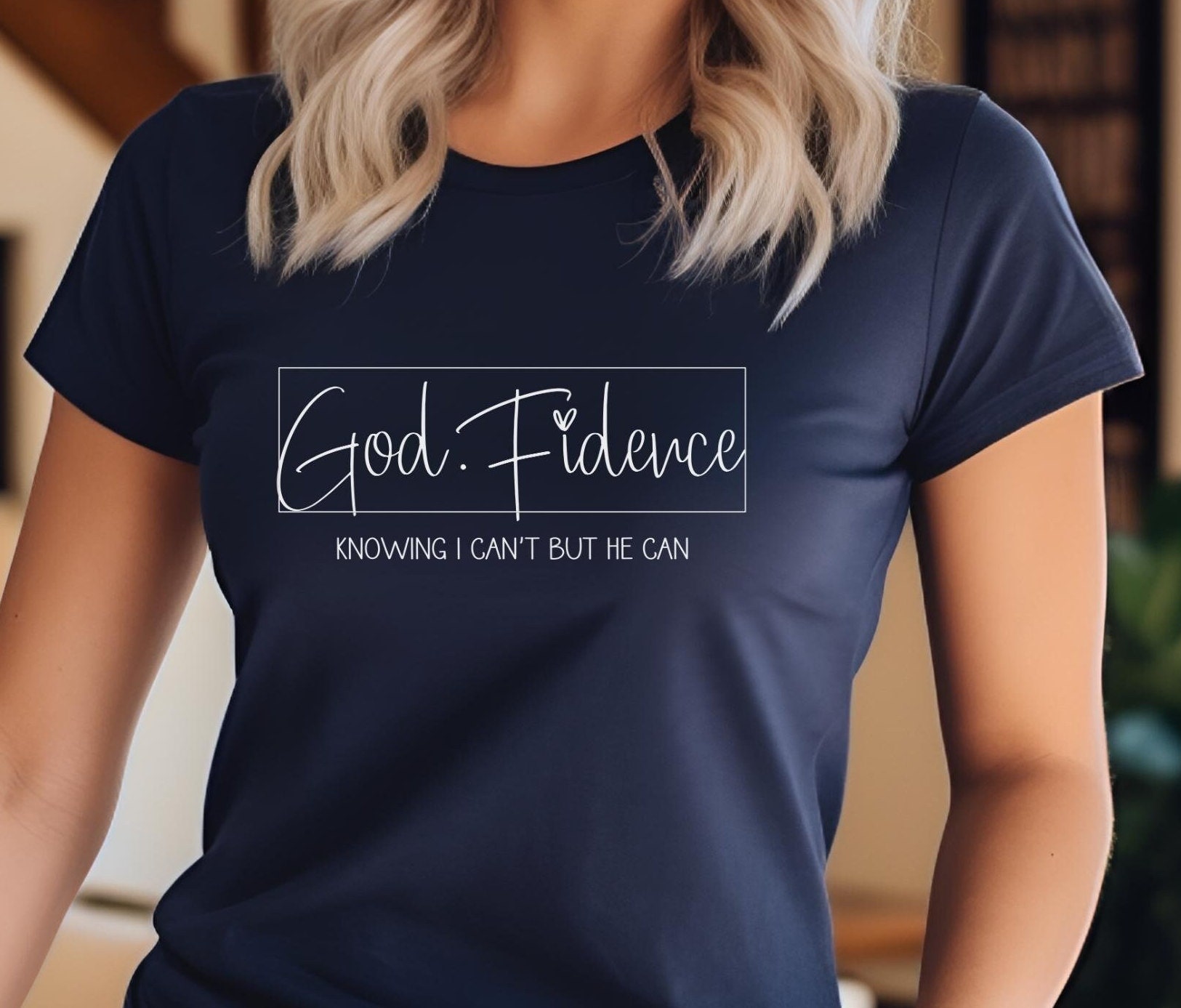 Godfidence He Can, Godfidence Shirt, Church Service Shirt, Biblical Tee ...