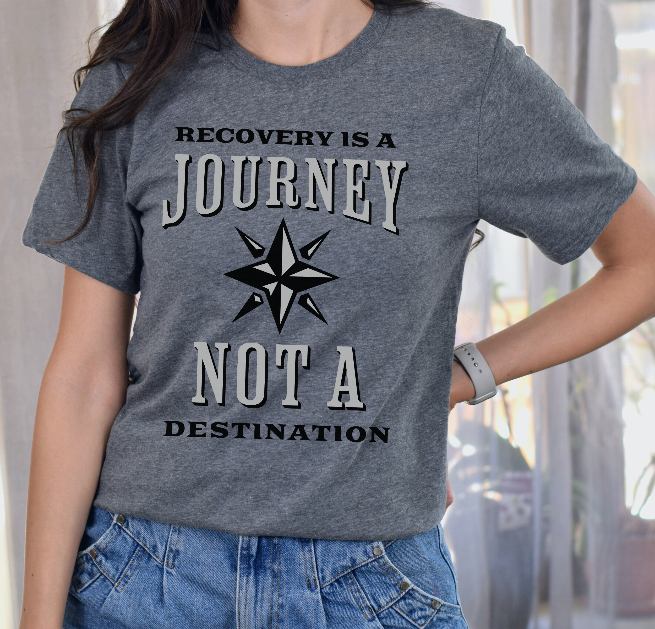 Addiction Recovery Journey, Recovery Motivating Shirt, Recovery Clothes ...