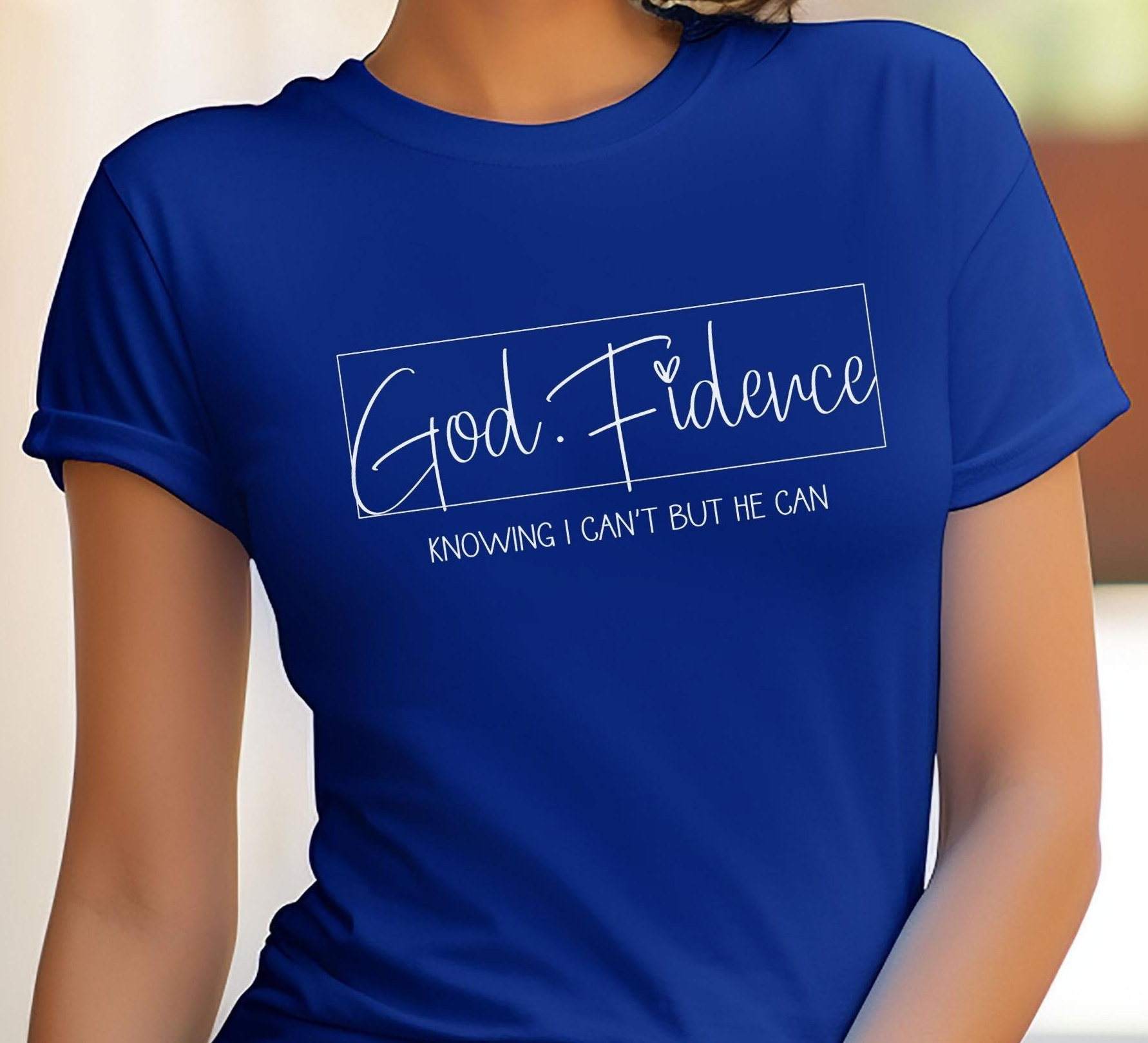 Godfidence He Can, Godfidence Shirt, Church Service Shirt, Biblical Tee ...