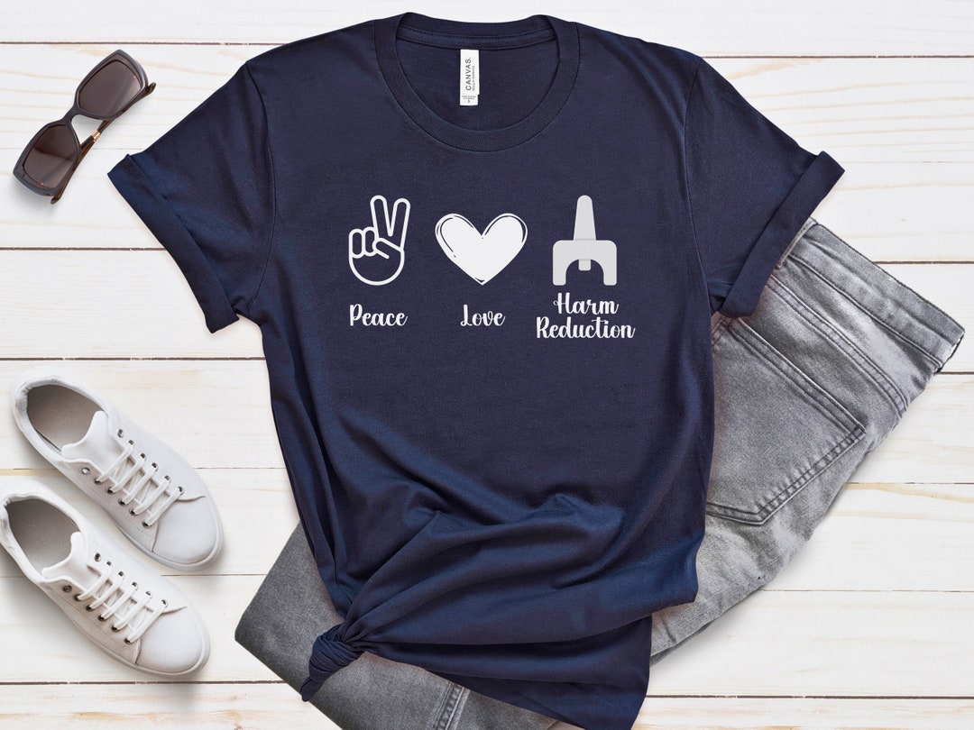 Harm Reduction Shirt SCS Worker or Nurse T-shirt Overdose Awareness ...