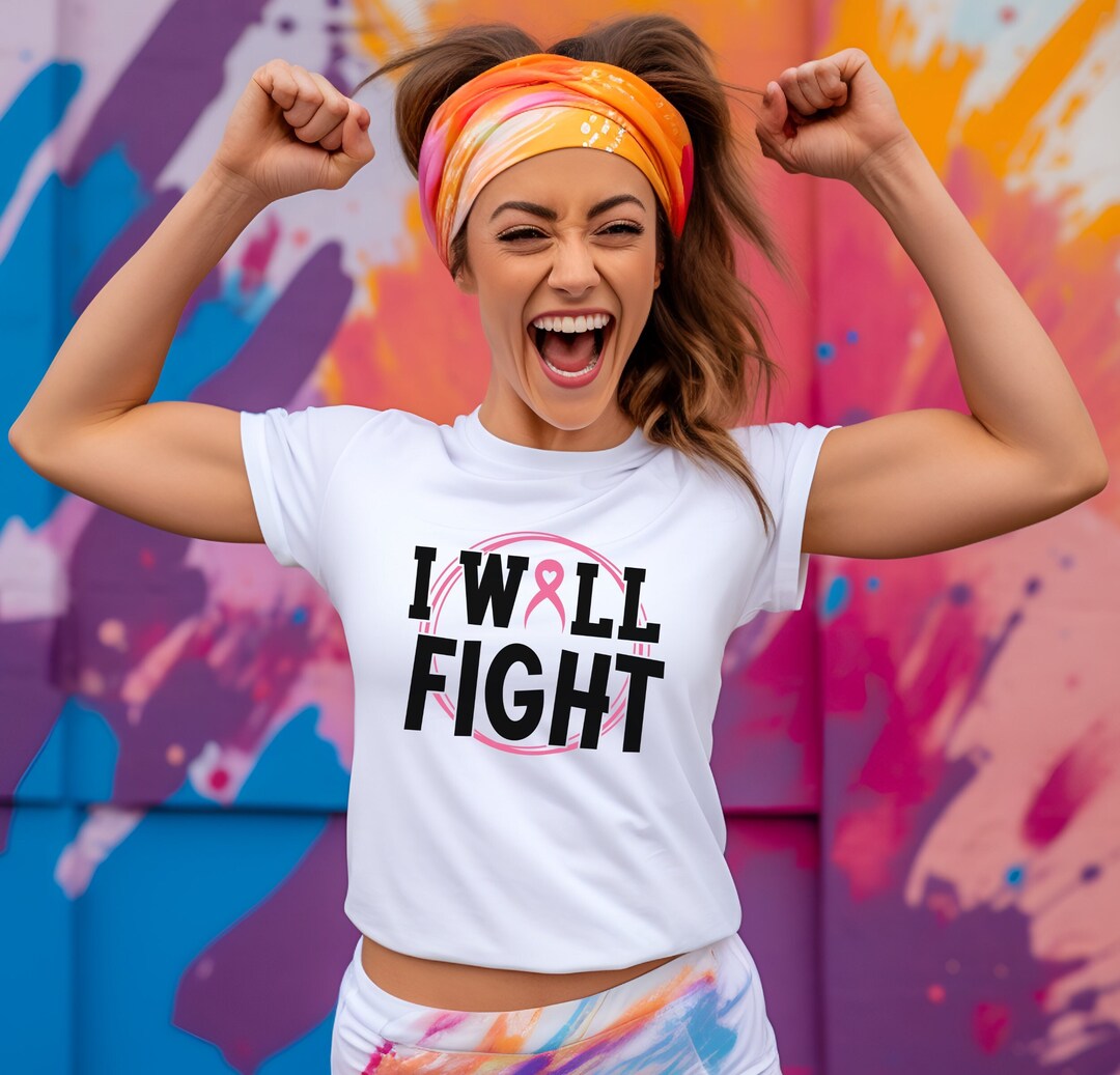 I Can Fight Cancer, Pinktober, Wear Pink in October, Chemotherapy Gift ...