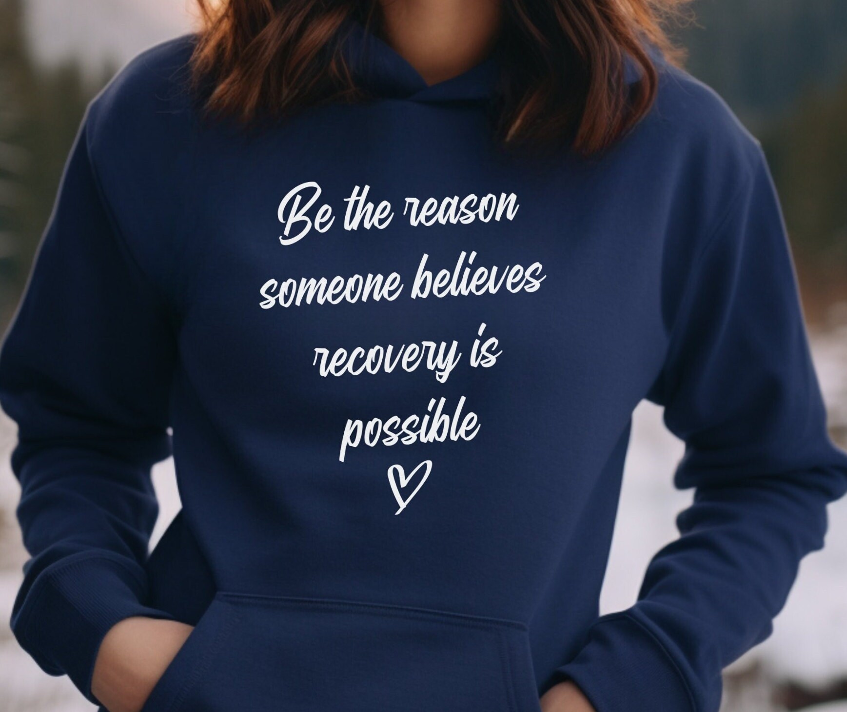 Recovery Motivating Hoodie Recovery Clothes Inspiring Sobriety ...