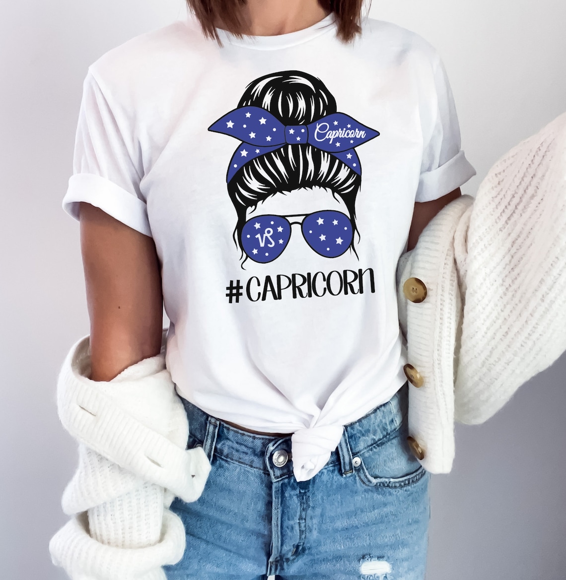 Capricorn Birth Sign T-shirt for Women | Capricorn Sign | Zodiac ...