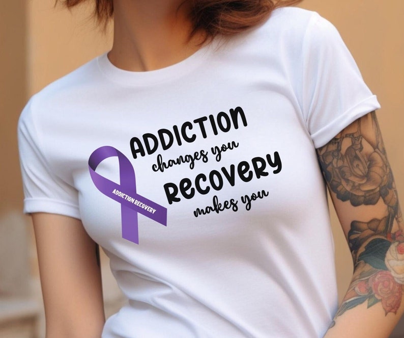 Addiction Recovery Tee, Recovery Month Shirt, Recover Outloud, AA ...