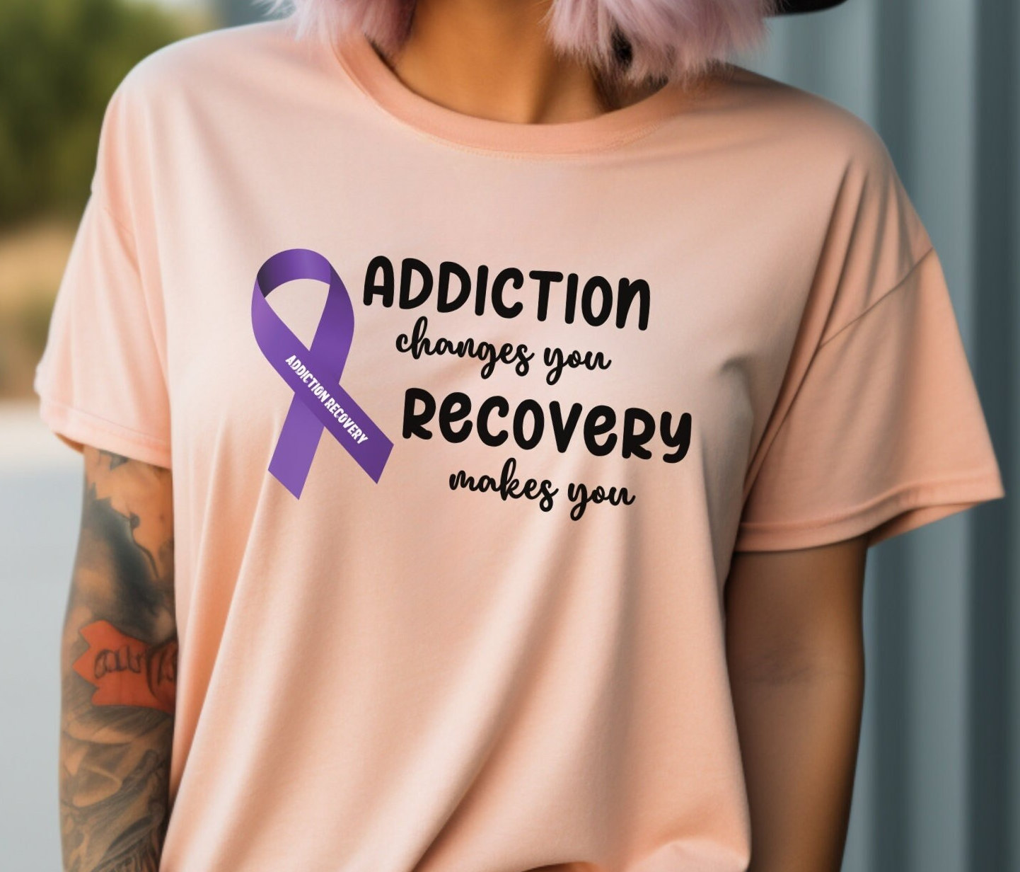 Addiction Recovery Tee, Recovery Month Shirt, Recover Outloud, AA ...