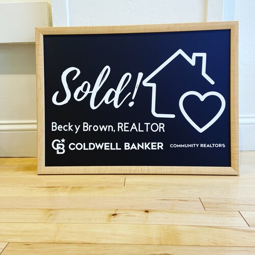 Personalized Just Sold Sign Realtor Sign Real Estate Agent | Etsy
