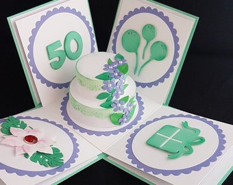 Baby Reveal Explosion Box, Baby Boy/girl Exploding Box New Baby Card ...