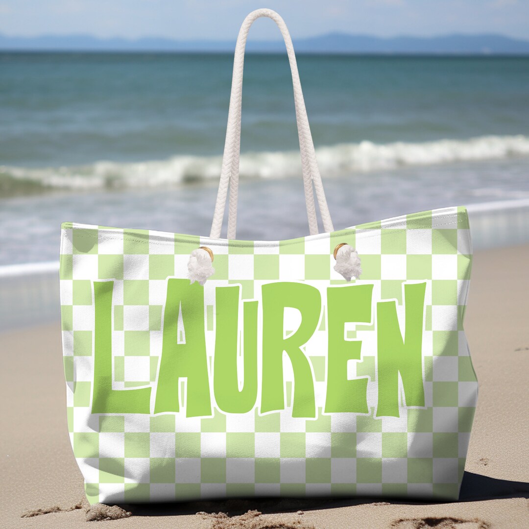 Lauren Beach and Pool Custom Tote - Etsy