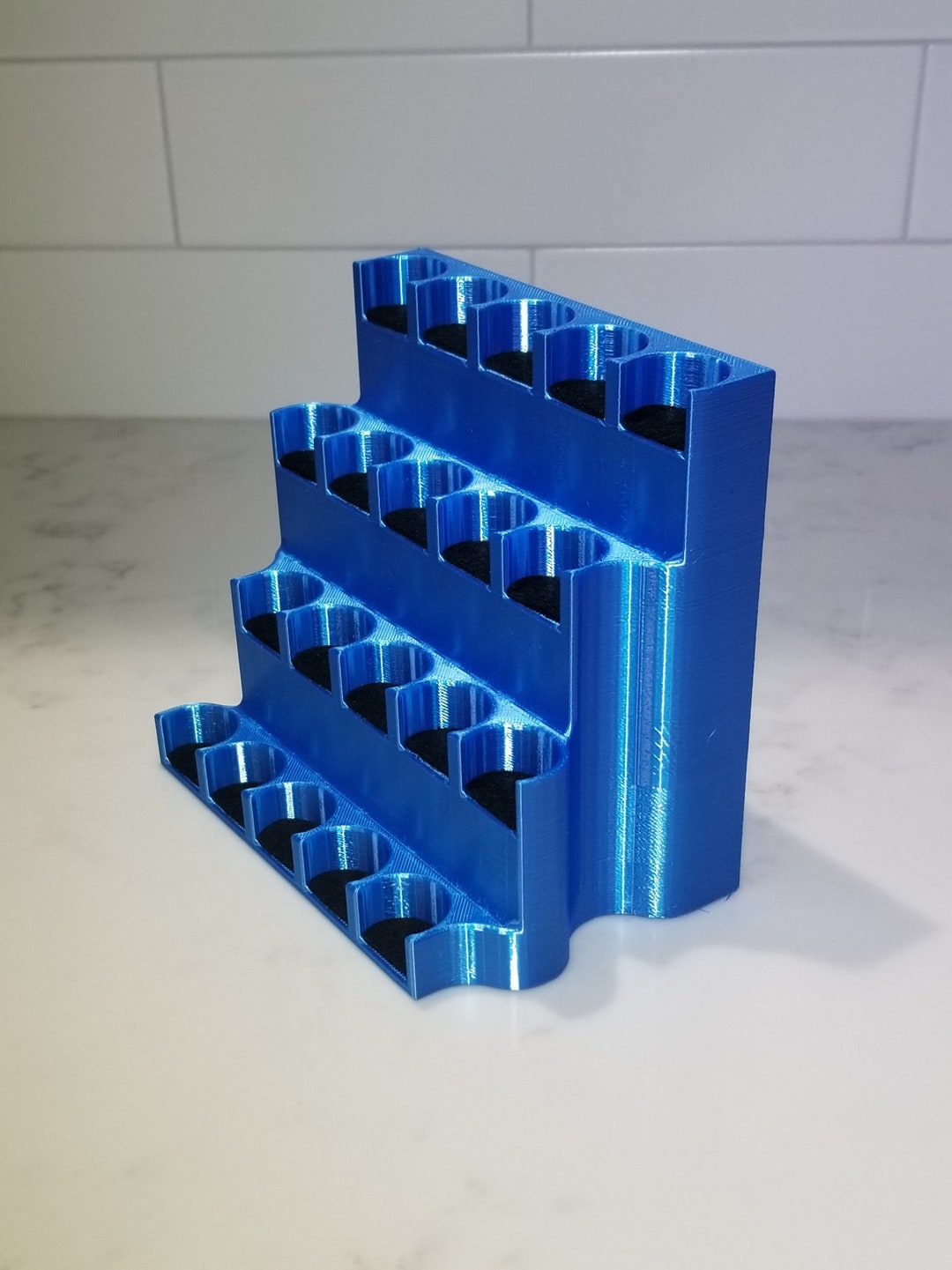 Blue Essential Oil Holder | Oil Storage | Oil Display | 3D Printed ...
