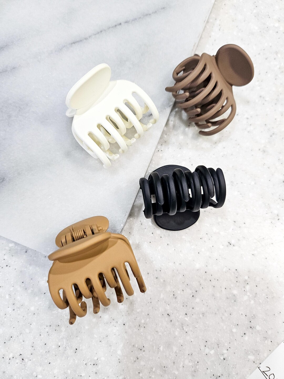 1.5 In. | 4-PACK Hair Clips | Hair Claw | Acrylic Hair Clip | Hair ...