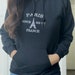 Embroidered Paris Hoodie Paris France Hoodie Paris Hoodie - Etsy
