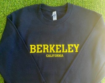 Embroidered Berkeley California Sweatshirt. - Etsy