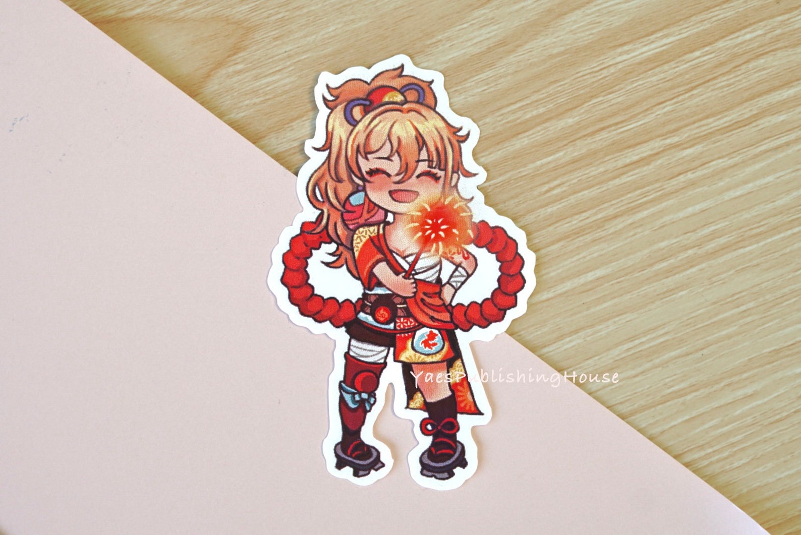 Yoimiya Sticker Genshin Impact Matte Vinyl Waterproof - Etsy
