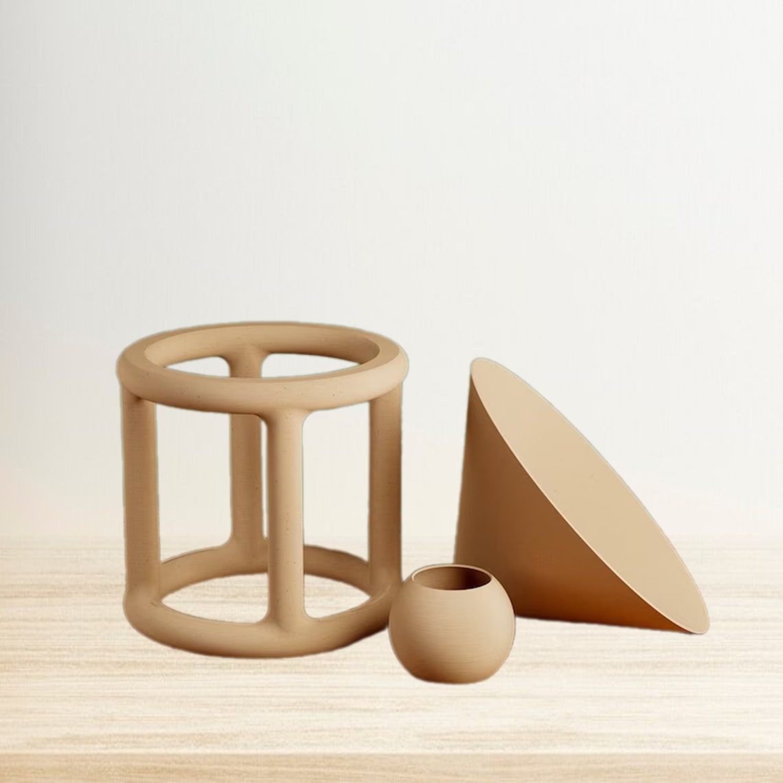 The FUNNEL Planter With Stand and Water Catch for Indoor House Plants ...