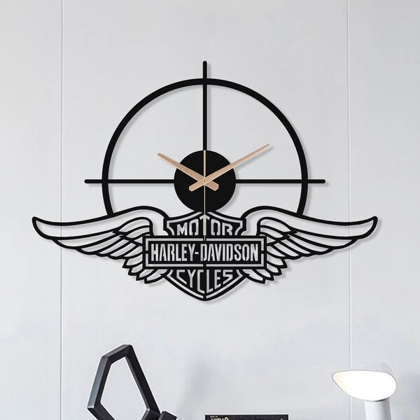 Harley Davidson Clock - Etsy