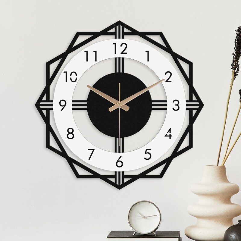 Big Black Clock - Etsy