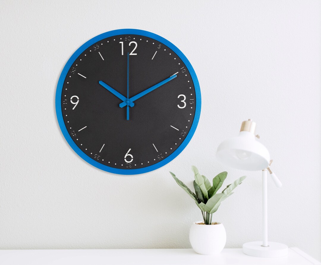 12 Modern Wall Clock, Wall Clock Unique, Clocks for Wall, Round Wall ...