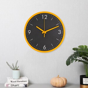 Colorful Wall Clock Unique, Clocks for Wall, Modern Wall Clock, Round ...