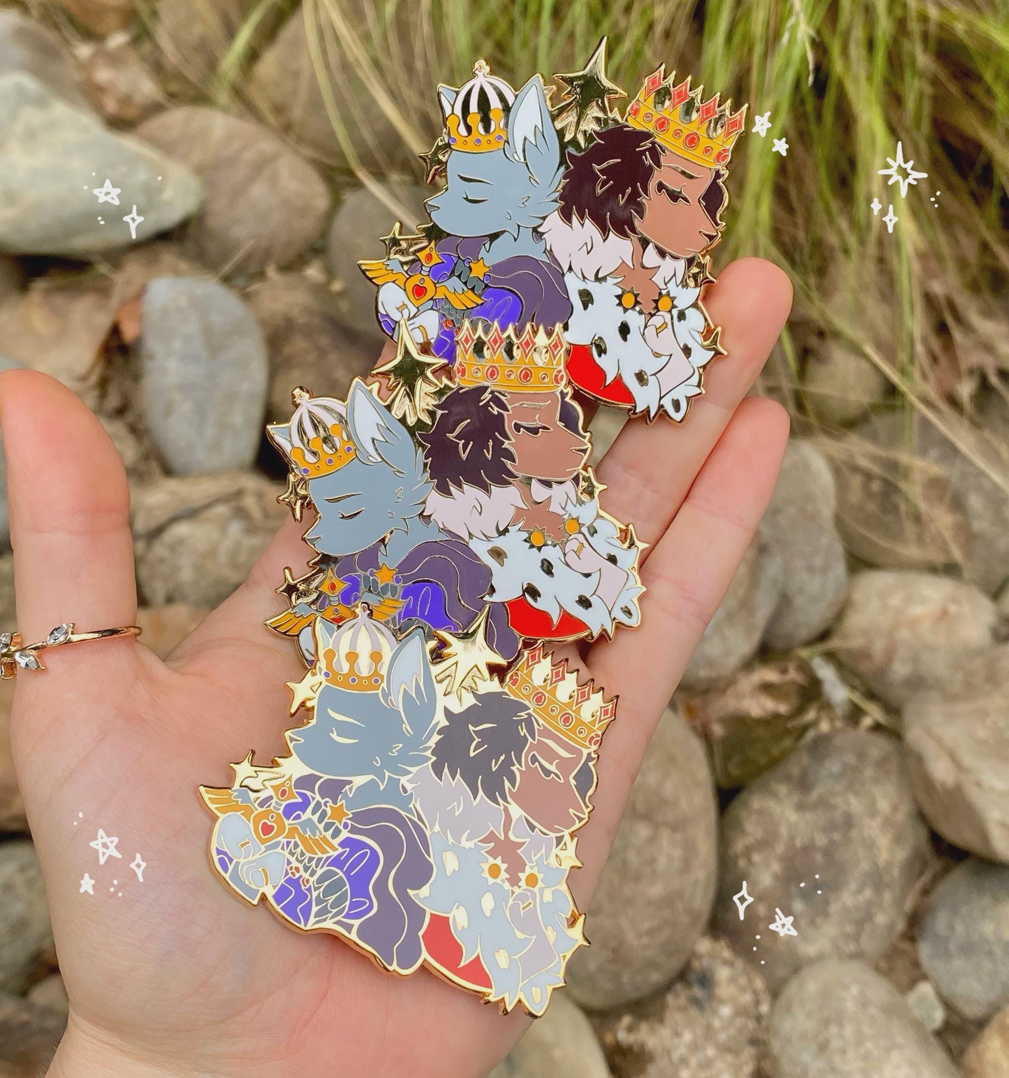Enamel Pin Extraordinary Magic (two Royal Brothers) - Etsy