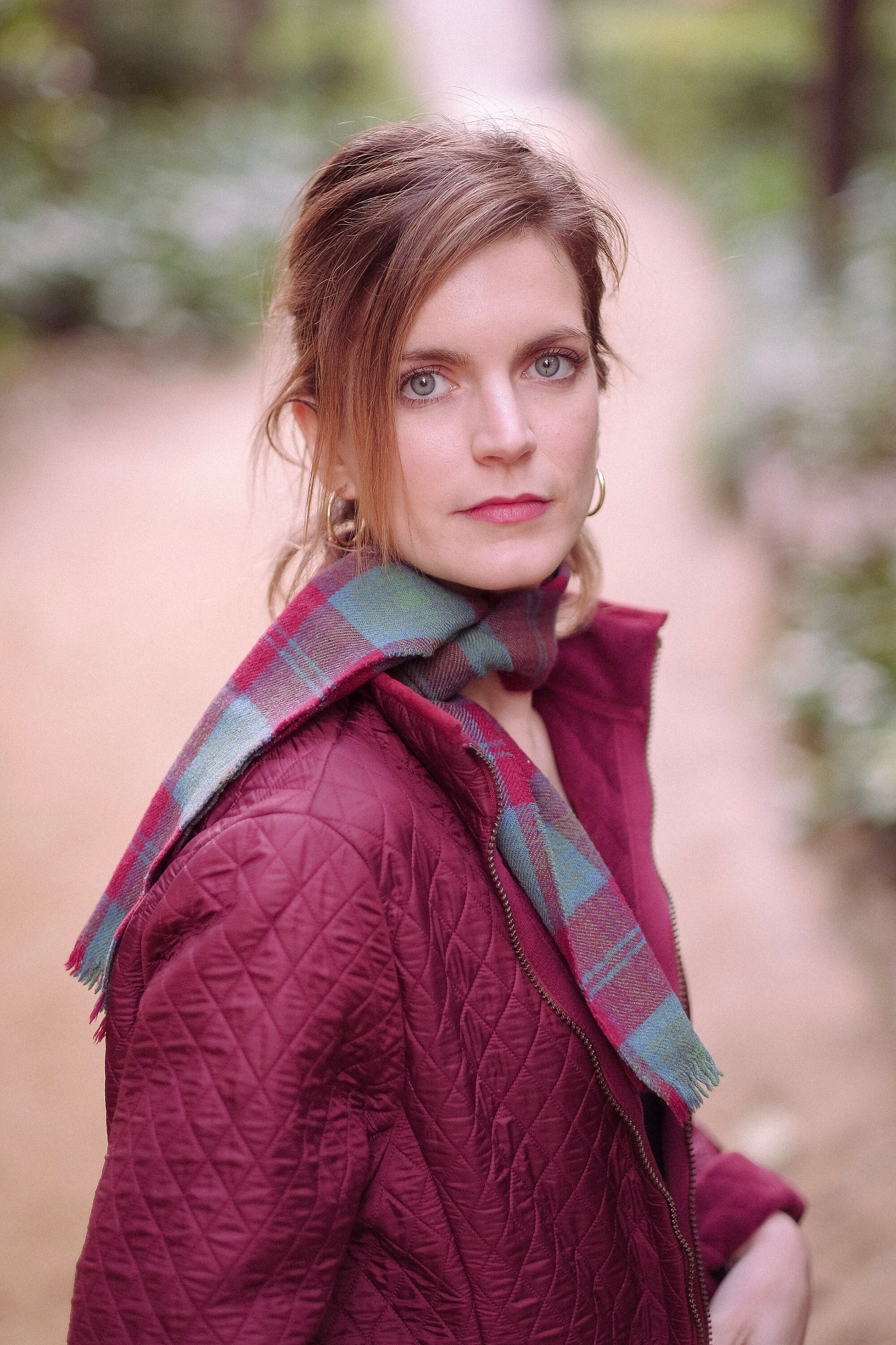 90's Quilted Barbour Parka in Maroon, Windbreaker & Waterproof ...