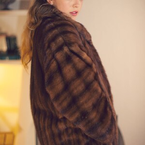1990’s Long Mink Vintage Fur Coat, Preloved and in Great Condition ...