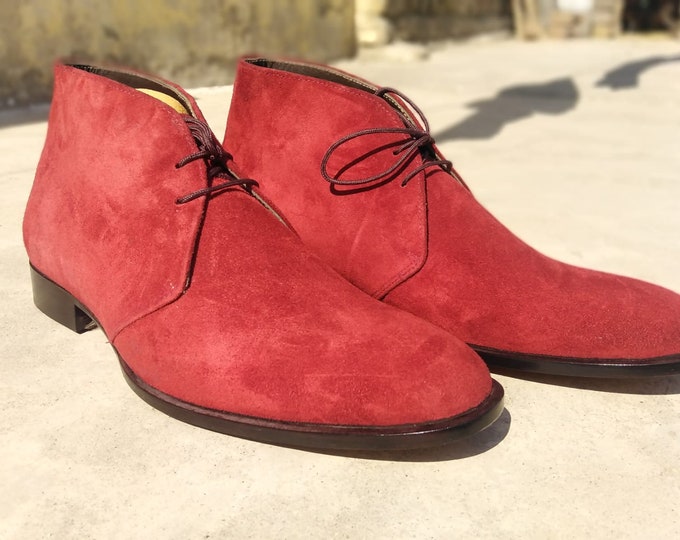 70s Bates Floaters Men's 9 M Chukka Desert Shearling Lined - Etsy